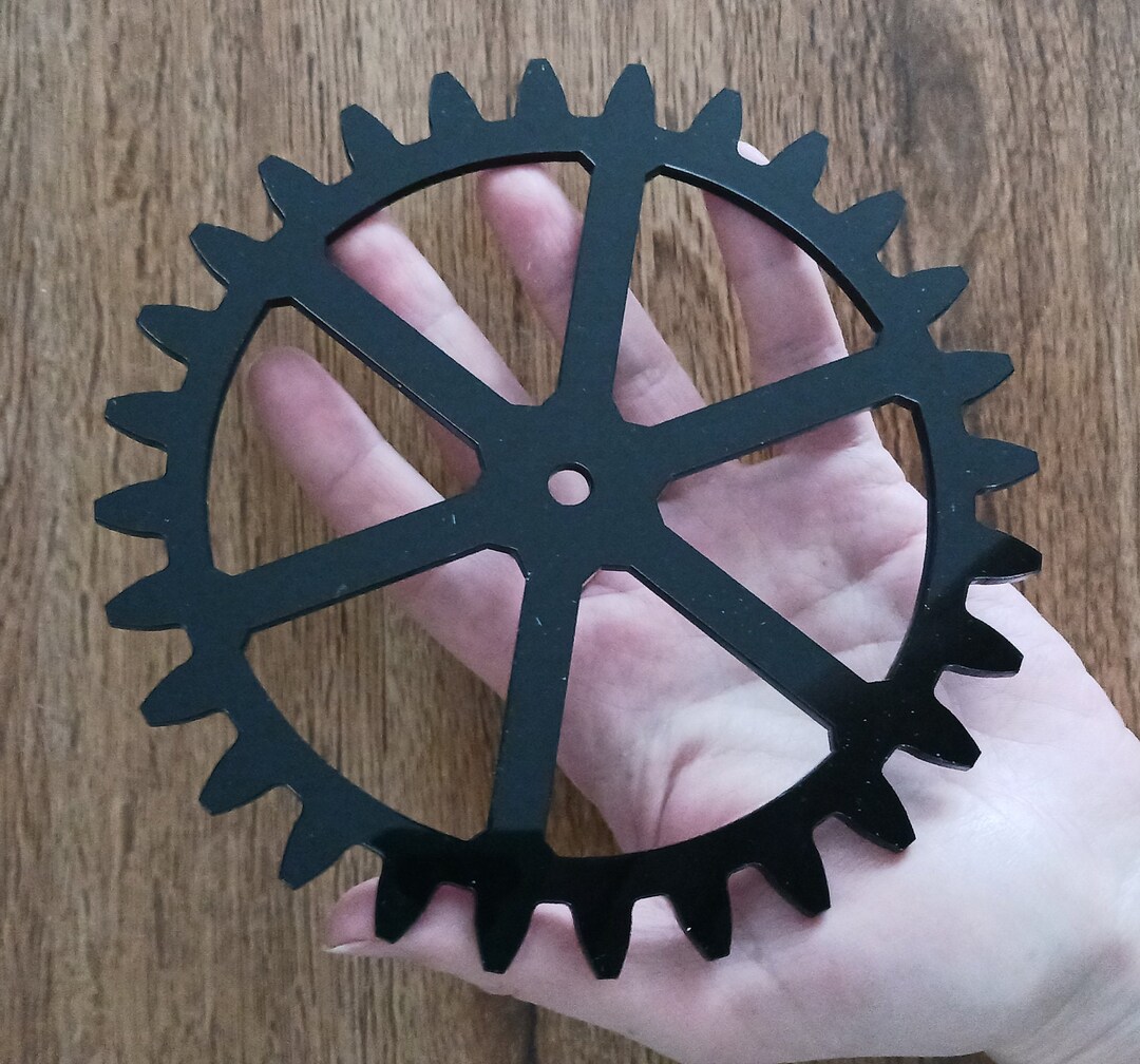 Large Acrylic Gear, Steampunk Decor, Acrylic Cogs, Steampunk ...