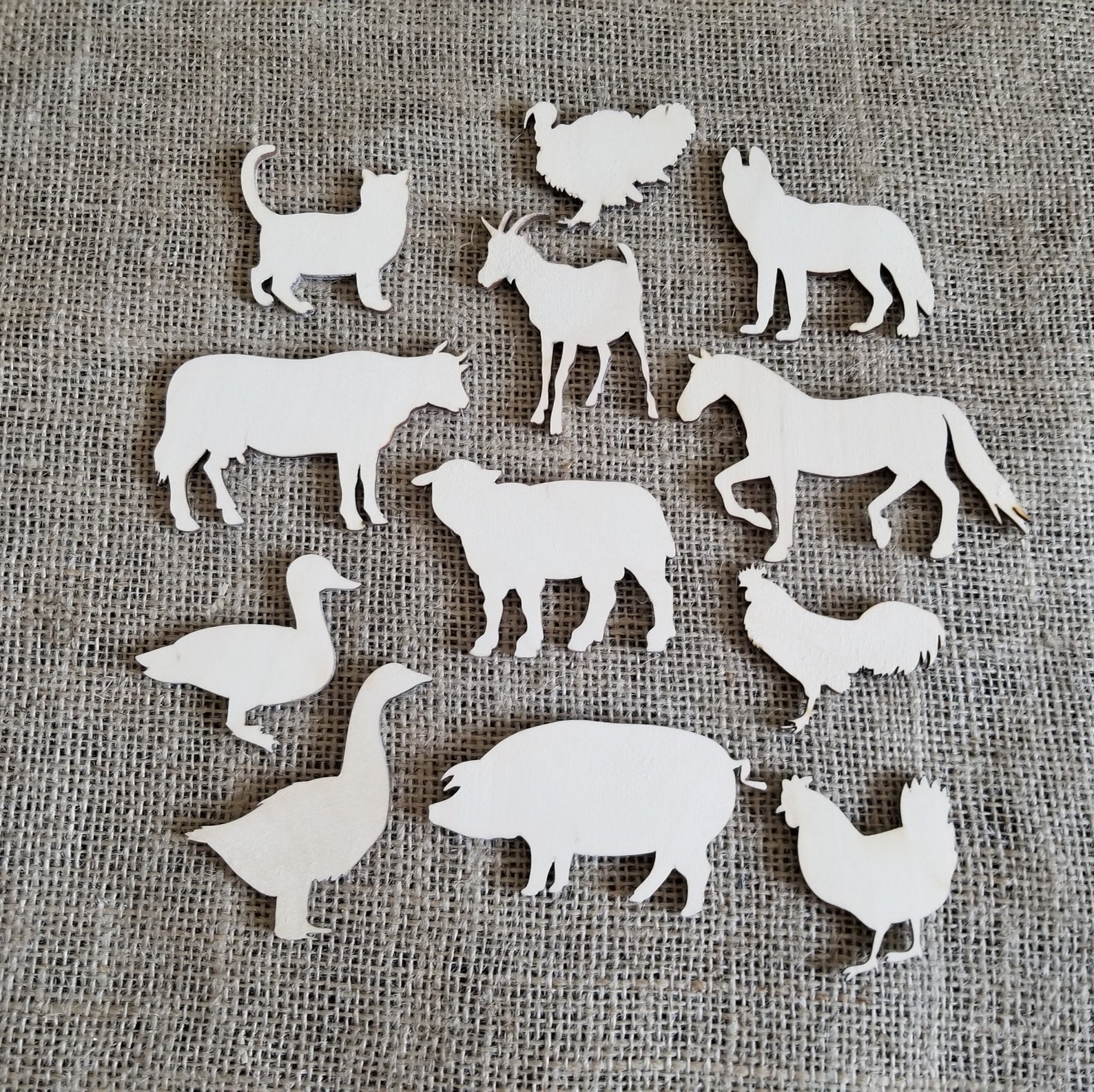 Farm Animals Cutouts Wall Decor Farm Animals for Crafts - Etsy