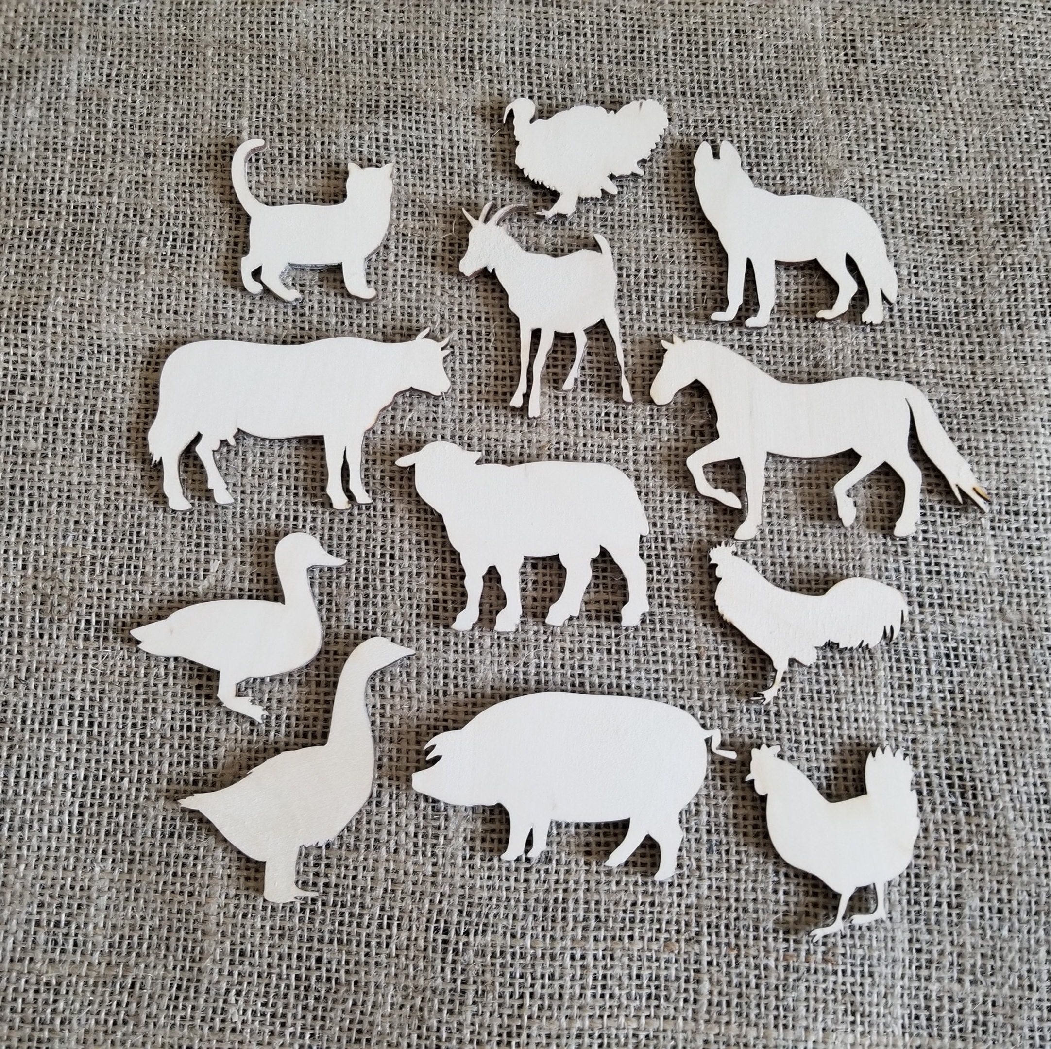 Farm Animals Cutouts Wall Decor Farm Animals for Crafts - Etsy Canada