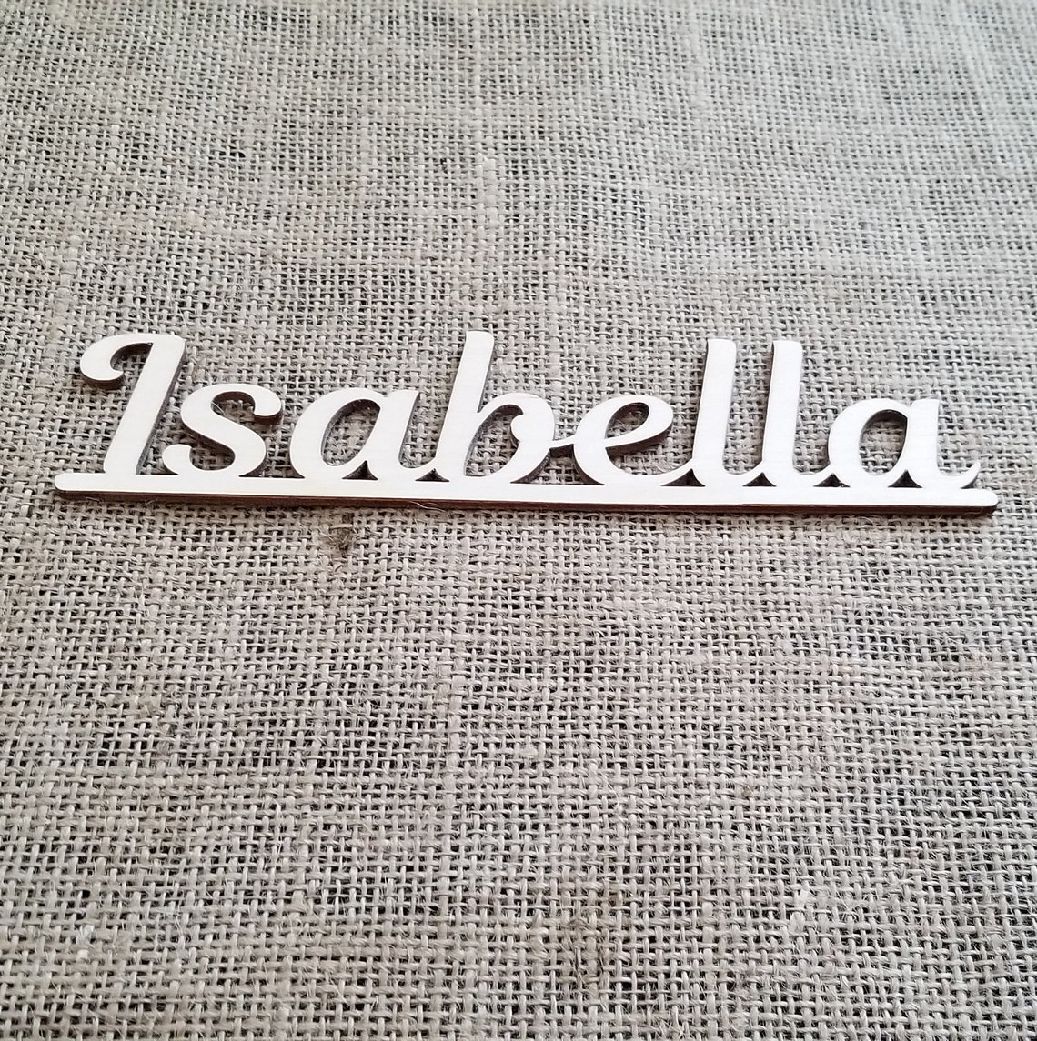 Nursery Name Sign Wood Name Sign Isabella Sign Baby Wall - Etsy