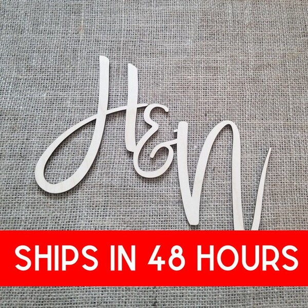 Wood Initials - Etsy