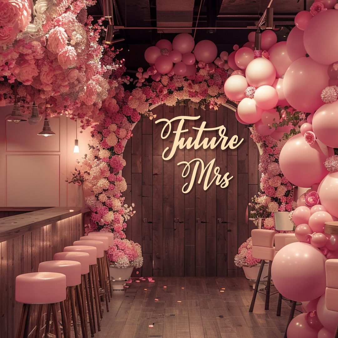 Future Mrs Sign, Bridal Shower Backdrop, Bridal Shower Décor ...