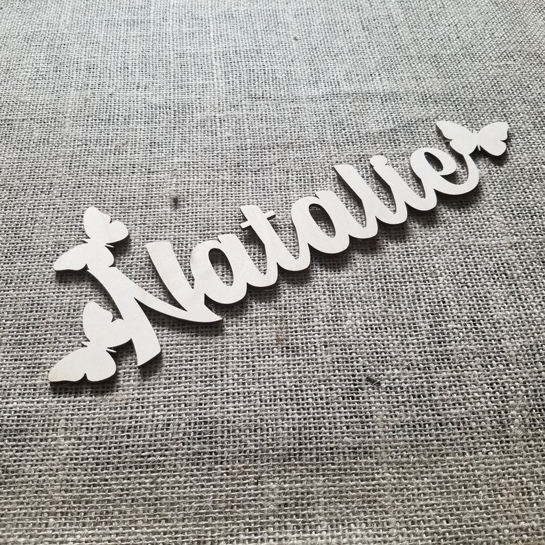 Nursery Name Sign Wood Name Sign Natalie Sign Baby Wall - Etsy