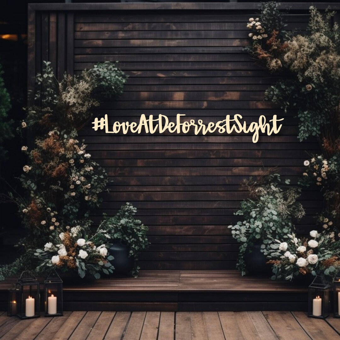 Custom Hashtag, Wedding Hashtag Sign, Wooden Hashtag, Hashtag Wedding ...