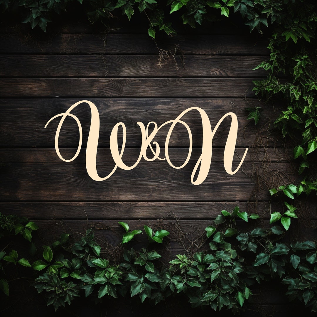 Wedding Initials Sign, Wedding Sign, Initial Sign, Wedding Signage ...