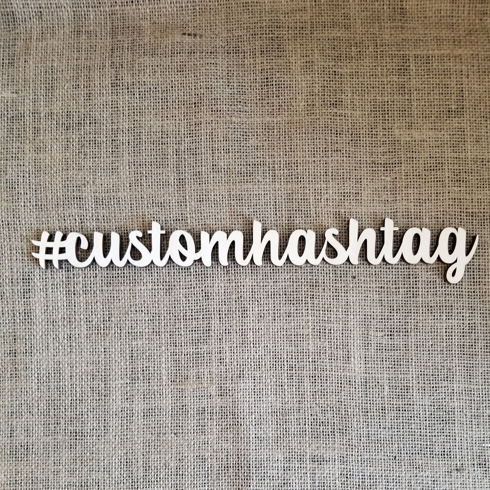 Custom Hashtag Sign Party Hashtag Sign Hash Tag Sign | Etsy