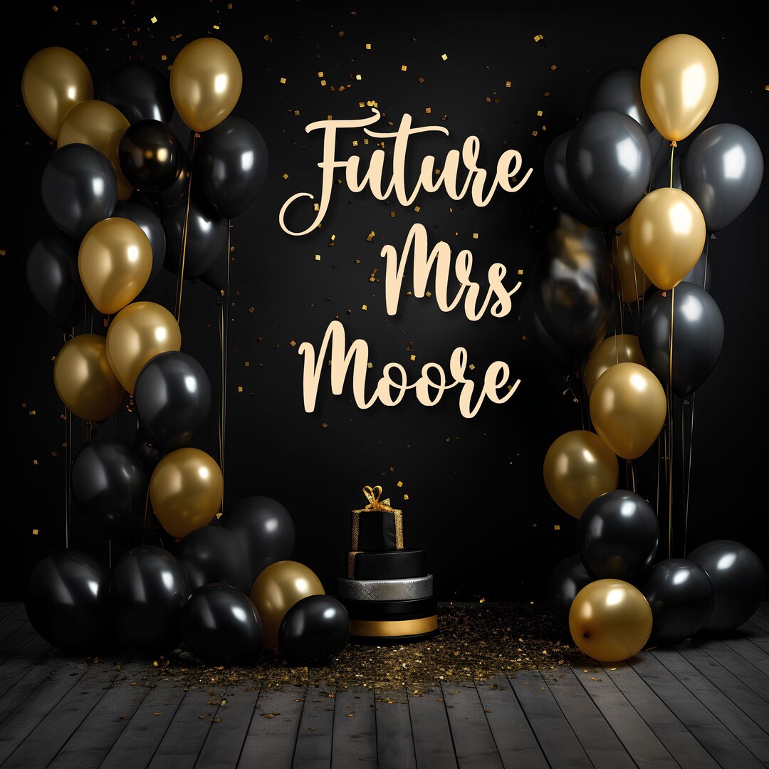 Future Mrs Sign, Bridal Shower Backdrop, Future Mrs Custom, Bridal ...