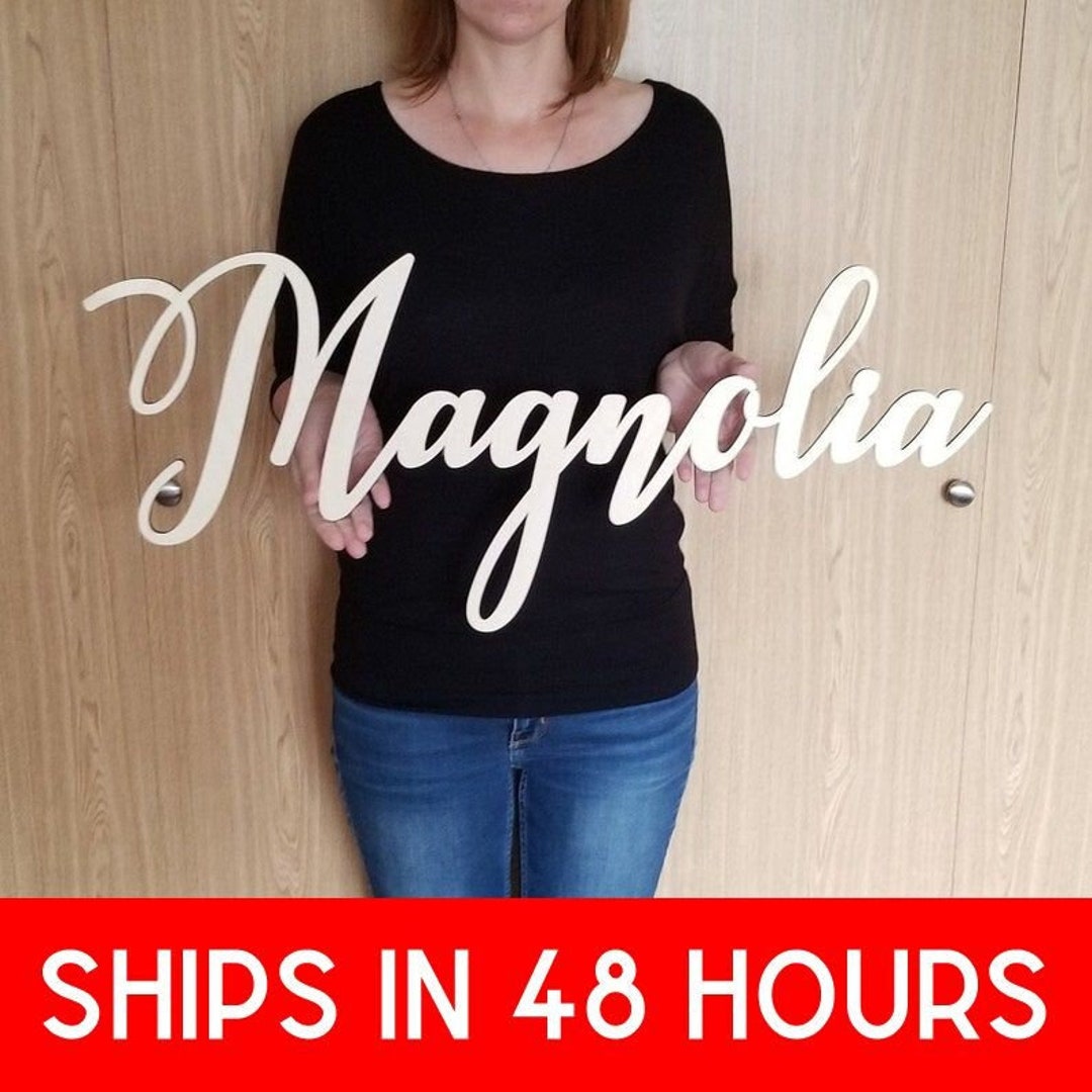 Nursery Name Sign Wood Name Sign Addison Sign Baby Wall - Etsy