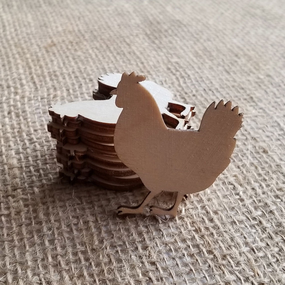 50 Pcs Wooden Chickens Chicken Shapes Wood Chickens - Etsy Canada