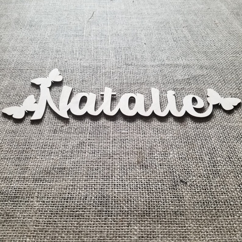 Nursery Name Sign Wood Name Sign Natalie Sign Baby Wall - Etsy