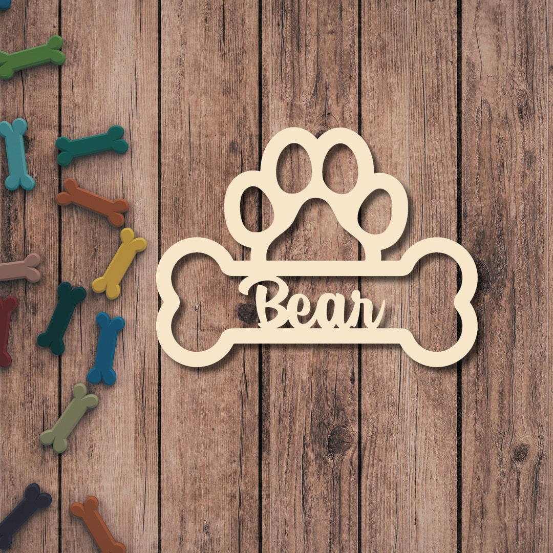 Custom Dog Sign, Dog Name Sign, Dog Kennel Name Plate, Dog Signs for ...