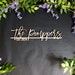 Established Sign, Wedding Established Sign, Family Sign Wood, Last Name ...