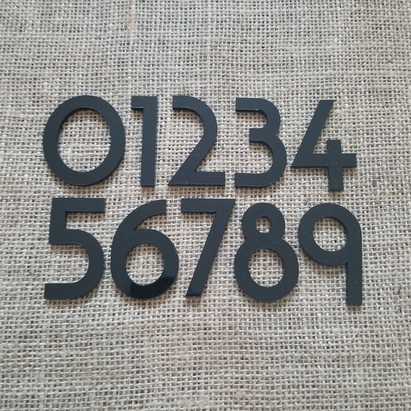 Acrylic Numbers - Etsy