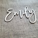 Nursery Name Sign Wood Name Sign Emily Sign Baby Wall Name - Etsy Canada