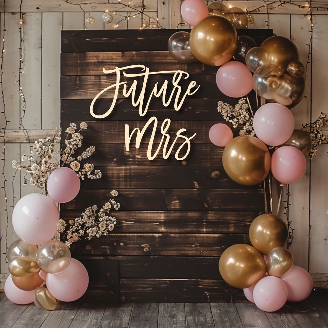 Future Mrs Sign, Bridal Shower Sign, Bridal Shower Décor, Bachelorette ...