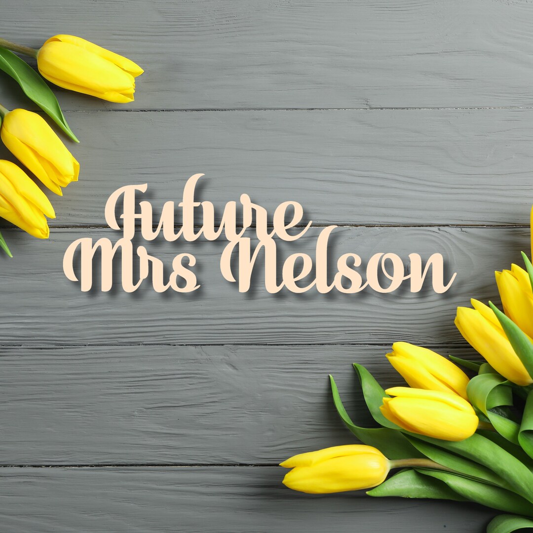 Future Mrs, Bridal Shower Signs, Future Mrs Last Name Wood Sign, Bridal ...