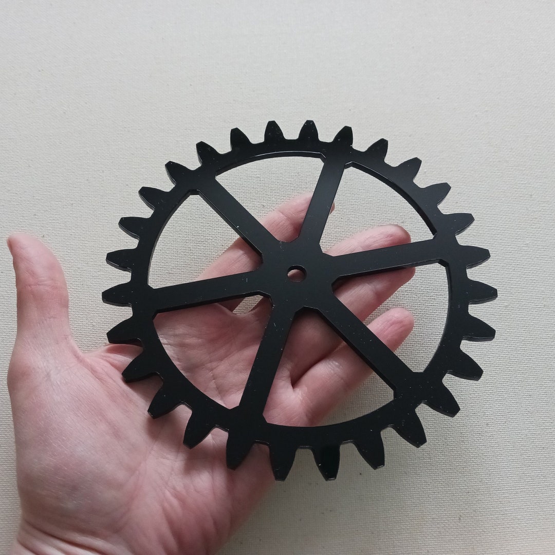 Large Acrylic Gear, Steampunk Decor, Acrylic Cogs, Steampunk ...