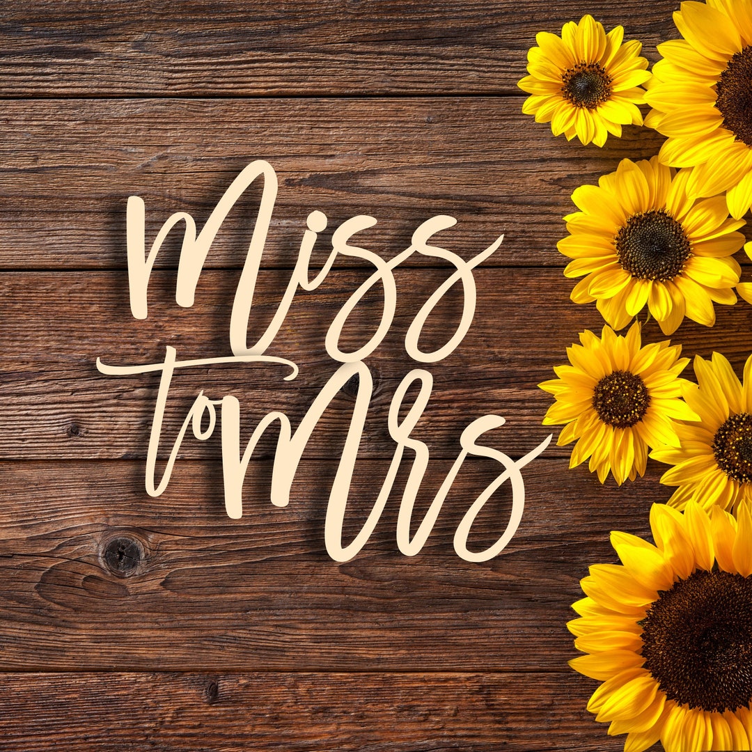 Miss to Mrs Sign, Bridal Shower Backdrop, Miss to Mrs Backdrop Sign ...