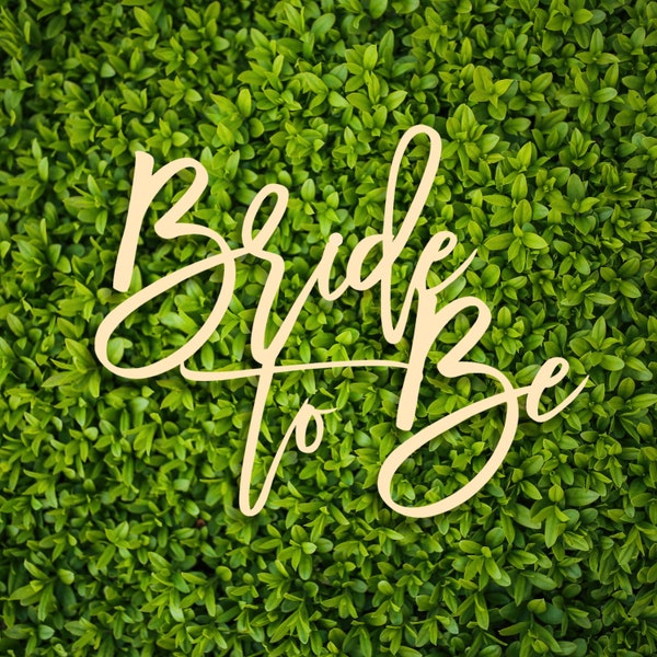 Bride to Be Wood Sign - Etsy