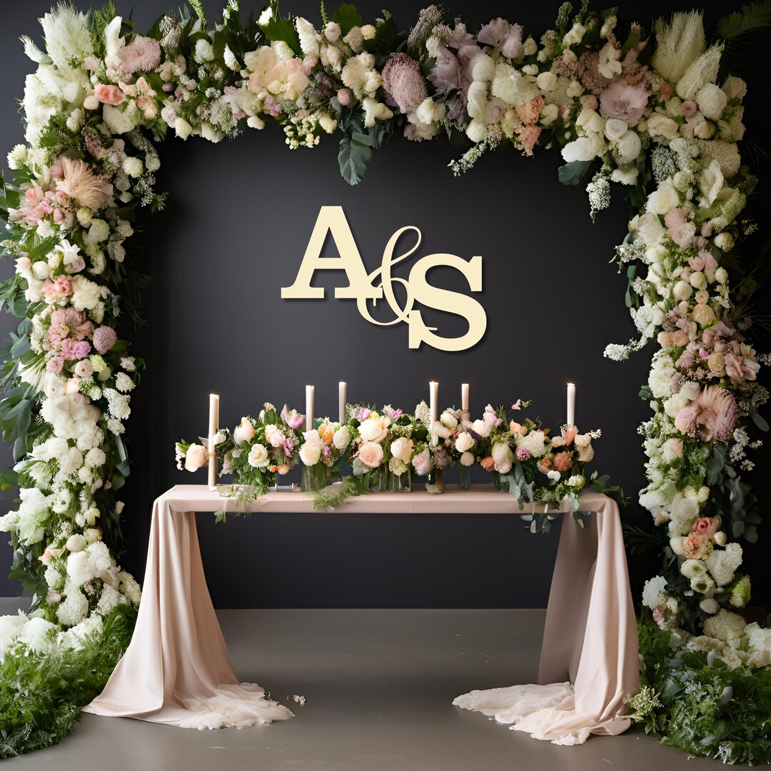 Wedding Initials Sign, Initials for Wedding, Wedding Initials, Couple ...