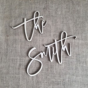 Family Name Signs, Last Name Family Sign, Wedding Name Sign, Custom ...