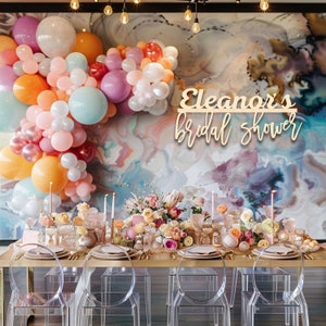 Personalized Bridal Shower Sign, Custom Bridal Shower Gift, Bridal ...