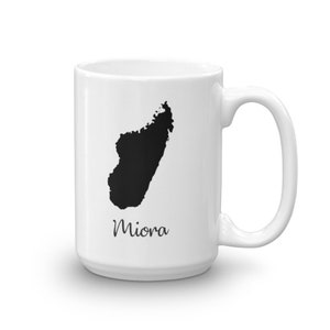 Madagascar Mug Travel Map Hometown Moving Gift - Etsy