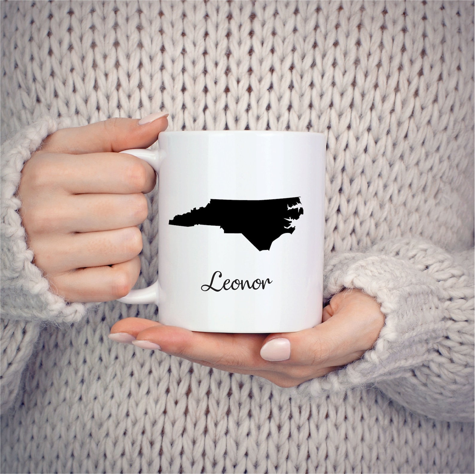 North Carolina Mug Adoption Moving Gift Travel State Map - Etsy