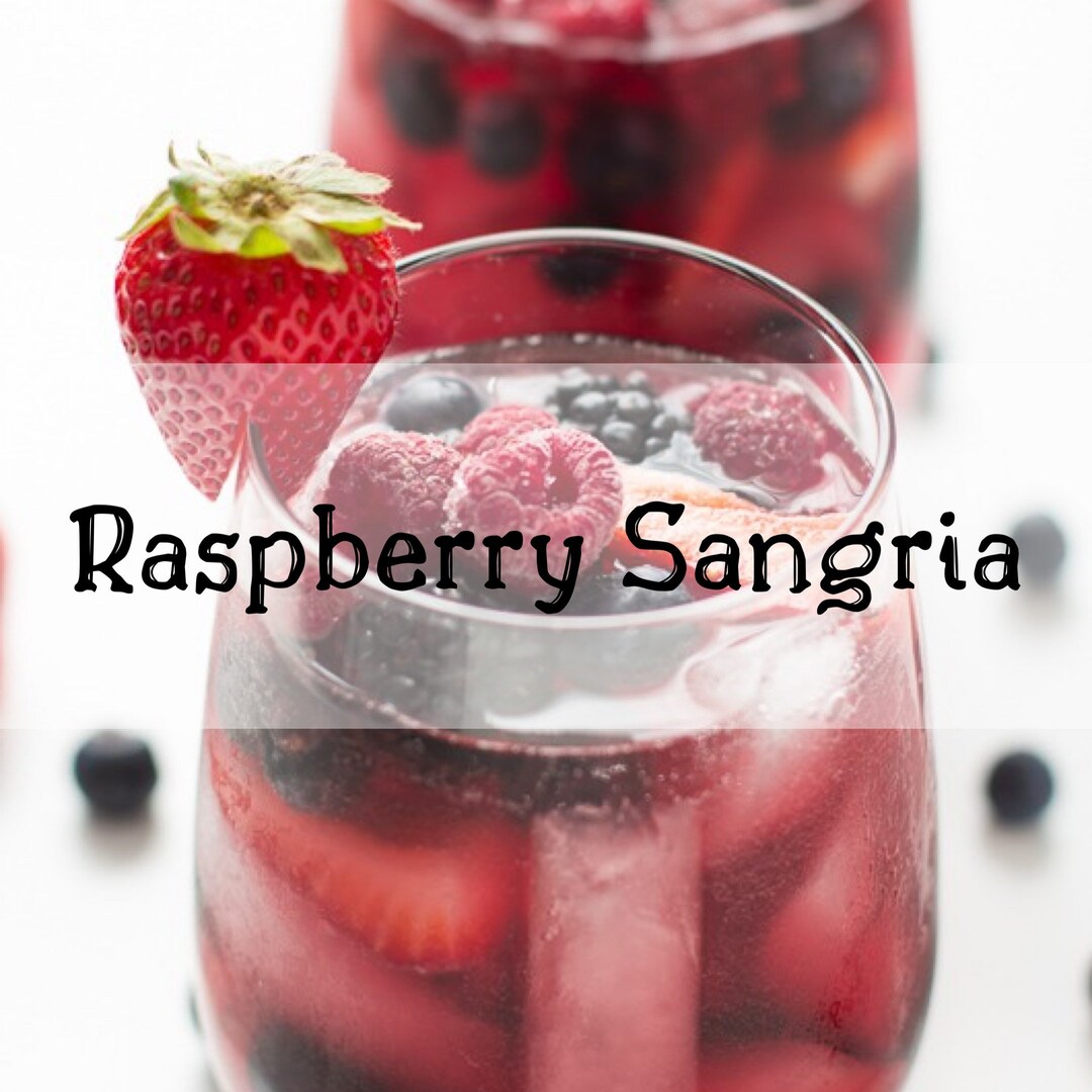 Raspberry Sangria Scented Candle - Etsy