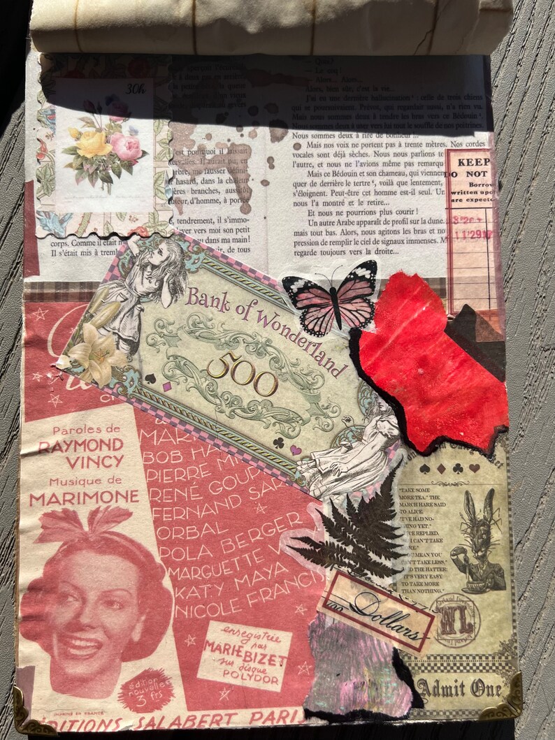 SUPER CUTE Junk Journal Board- 8 Pages of BEAUTIFUL Fun - Etsy
