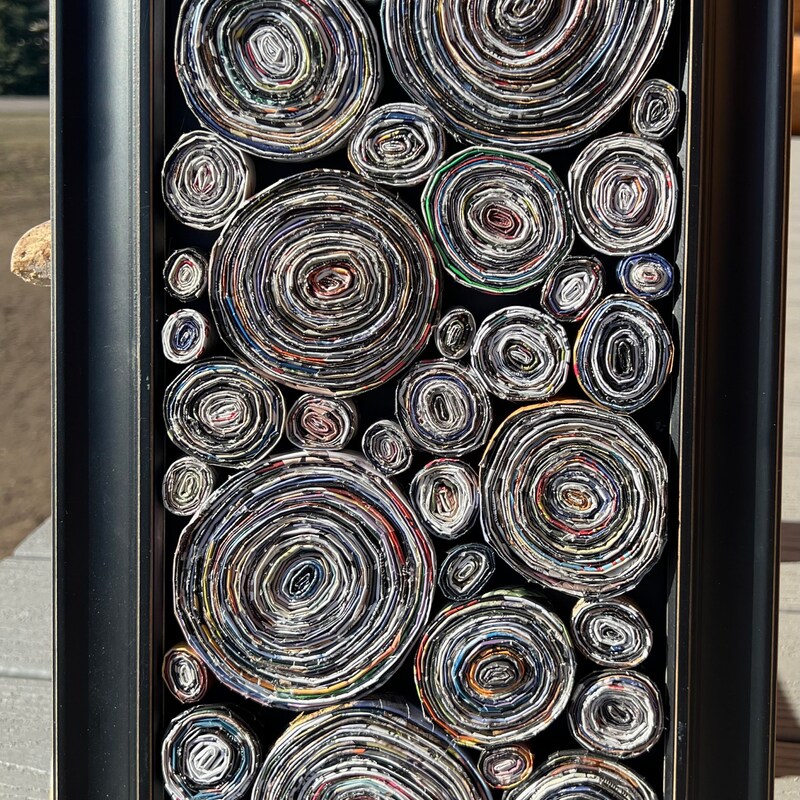Rolled Magazine Art - Etsy