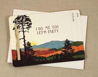 Booklet invitation | Etsy