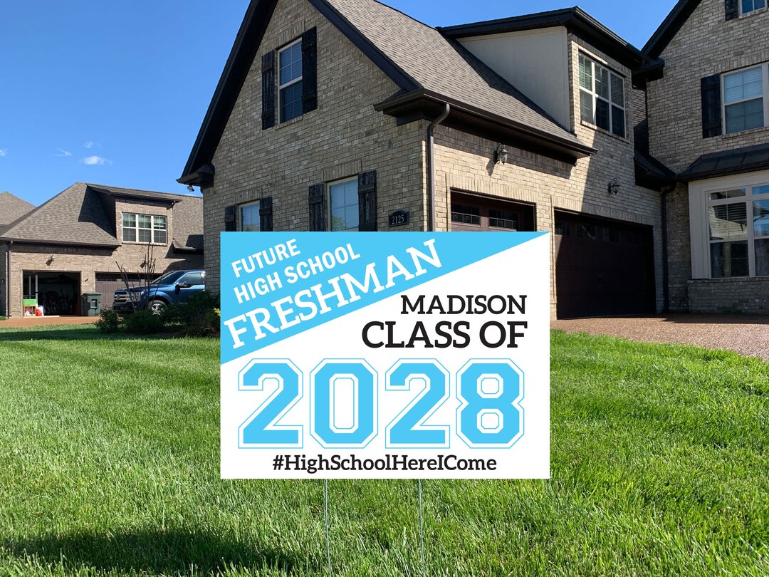 8th Grade Signs, Graduation Yard Sign, High School Graduation Lawn ...
