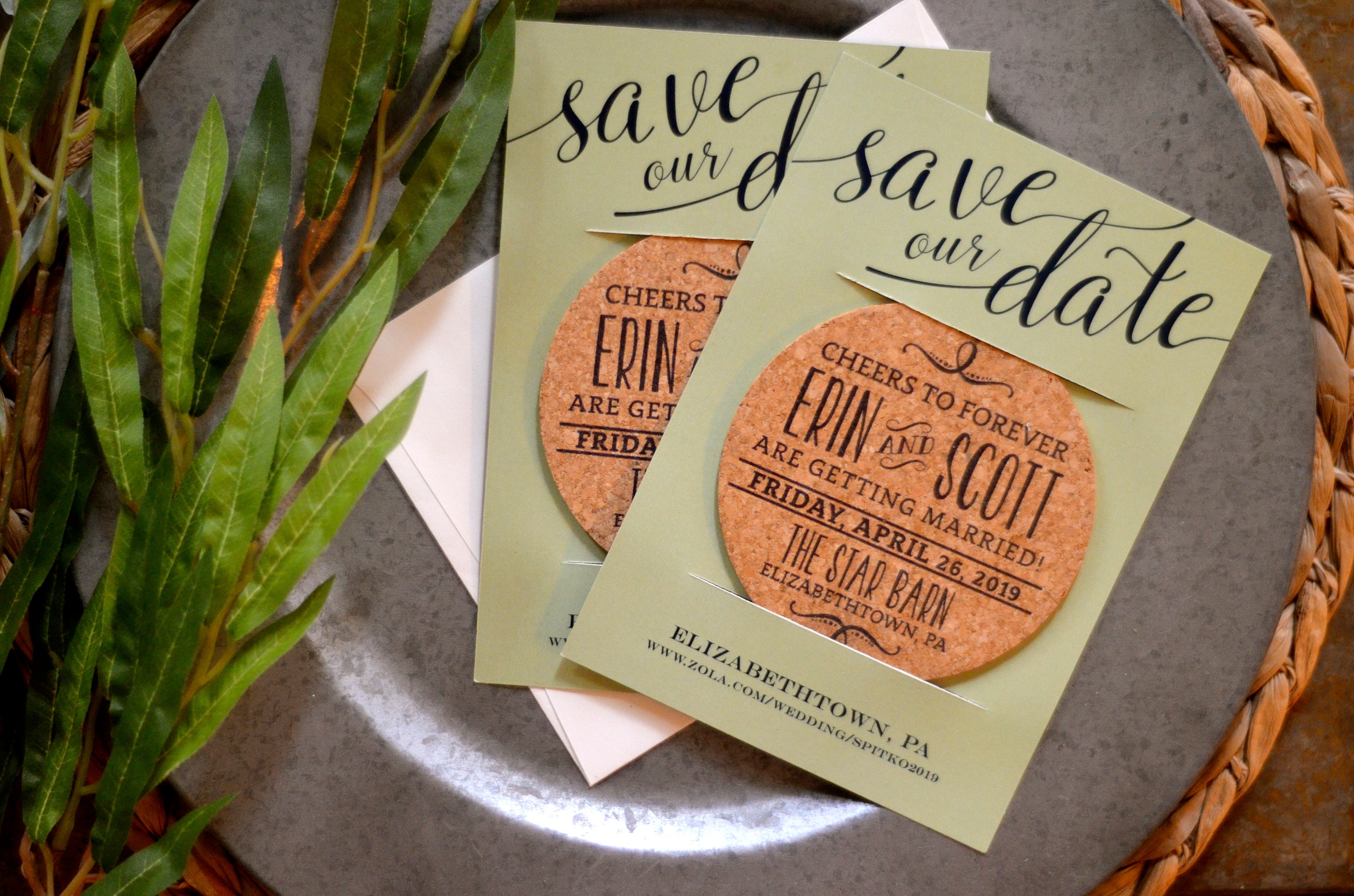 Save the Date Coasters, Free Drinks Save the Date, Unique Save the ...