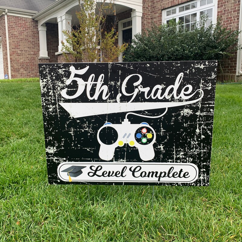 5th Grade Graduation Yard Sign - Etsy