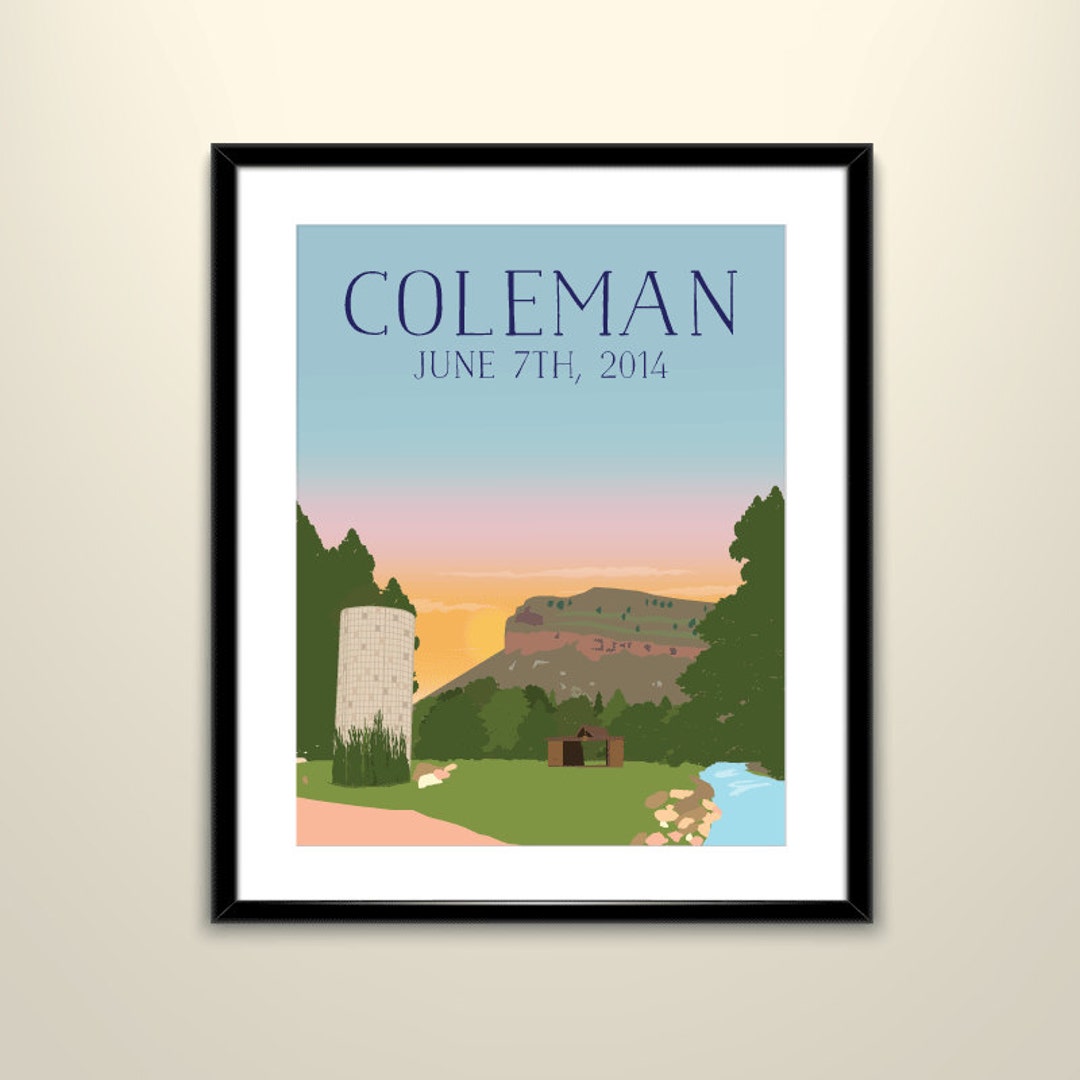 Planet Bluegrass Vintage Travel Poster 11x14 Paper Poster Wedding ...