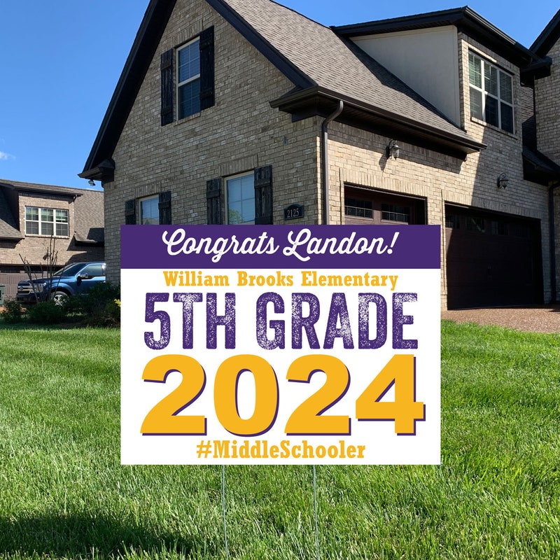 5th Grade Sign' - Etsy