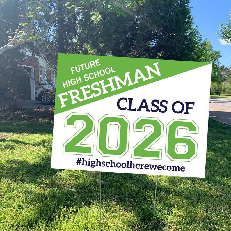 8th Grade Signs Graduation Yard Sign High School Graduation - Etsy