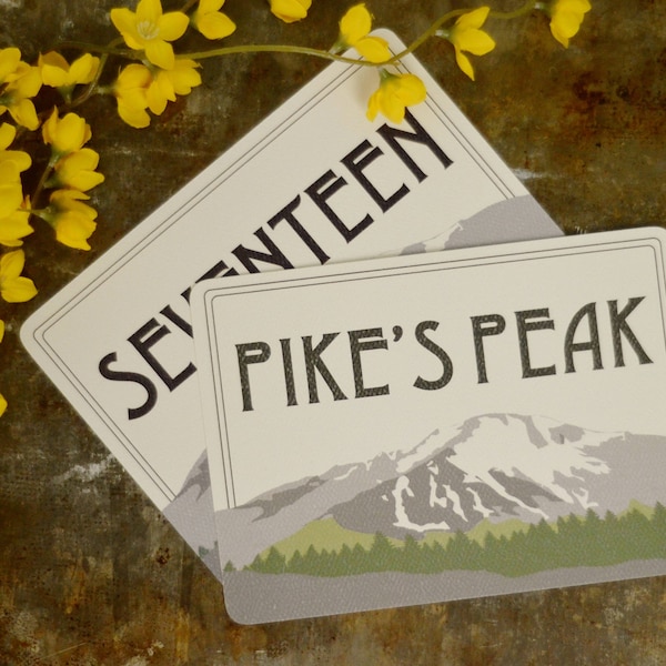 Landscape Table Numbers - Etsy