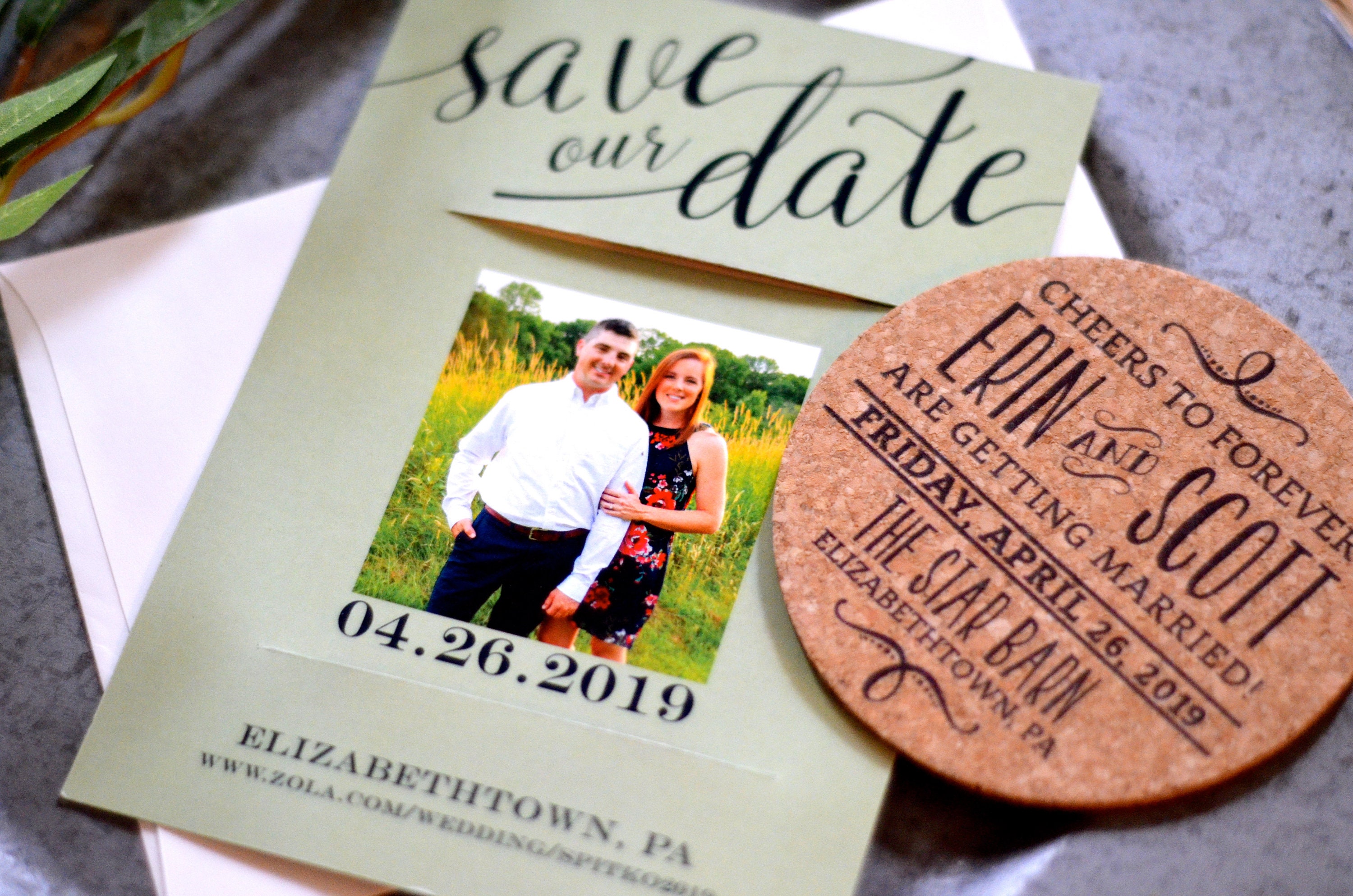 Save the Date Coasters, Free Drinks Save the Date, Unique Save the ...