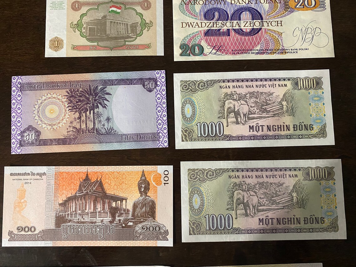 World Notes 10 Notes From Around the World Notes Are in - Etsy