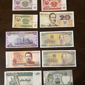 World Notes - 10 Notes From Around the World - Notes Are in Great ...