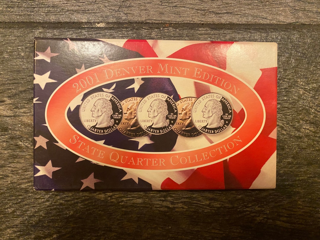 2001 Denver Mint Edition State Quarter Collection Set - Mint Sets ...