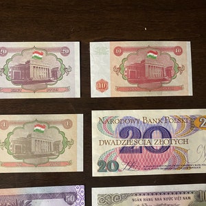 World Notes - 10 Notes From Around the World - Notes Are in Great ...