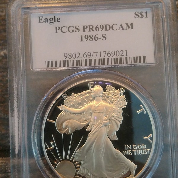 Silver Eagle Coin Holder - Etsy