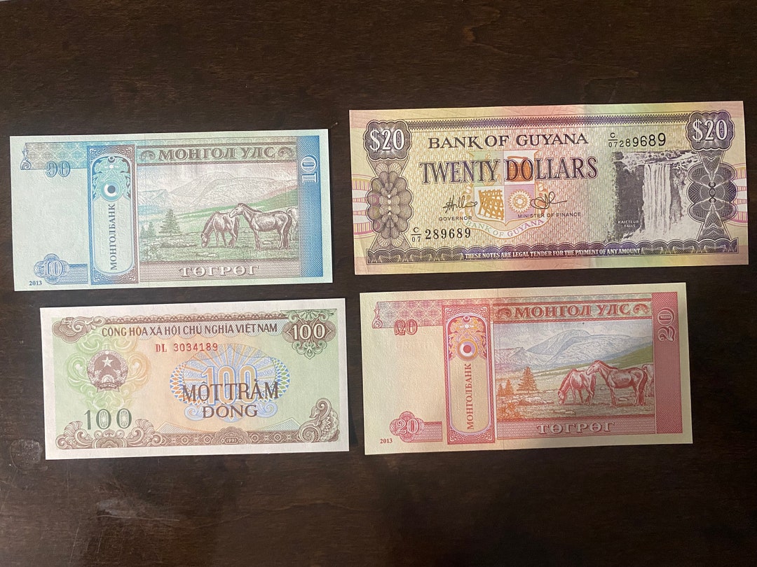 World Notes - 4 Notes From Around the World - Notes Are in Great ...