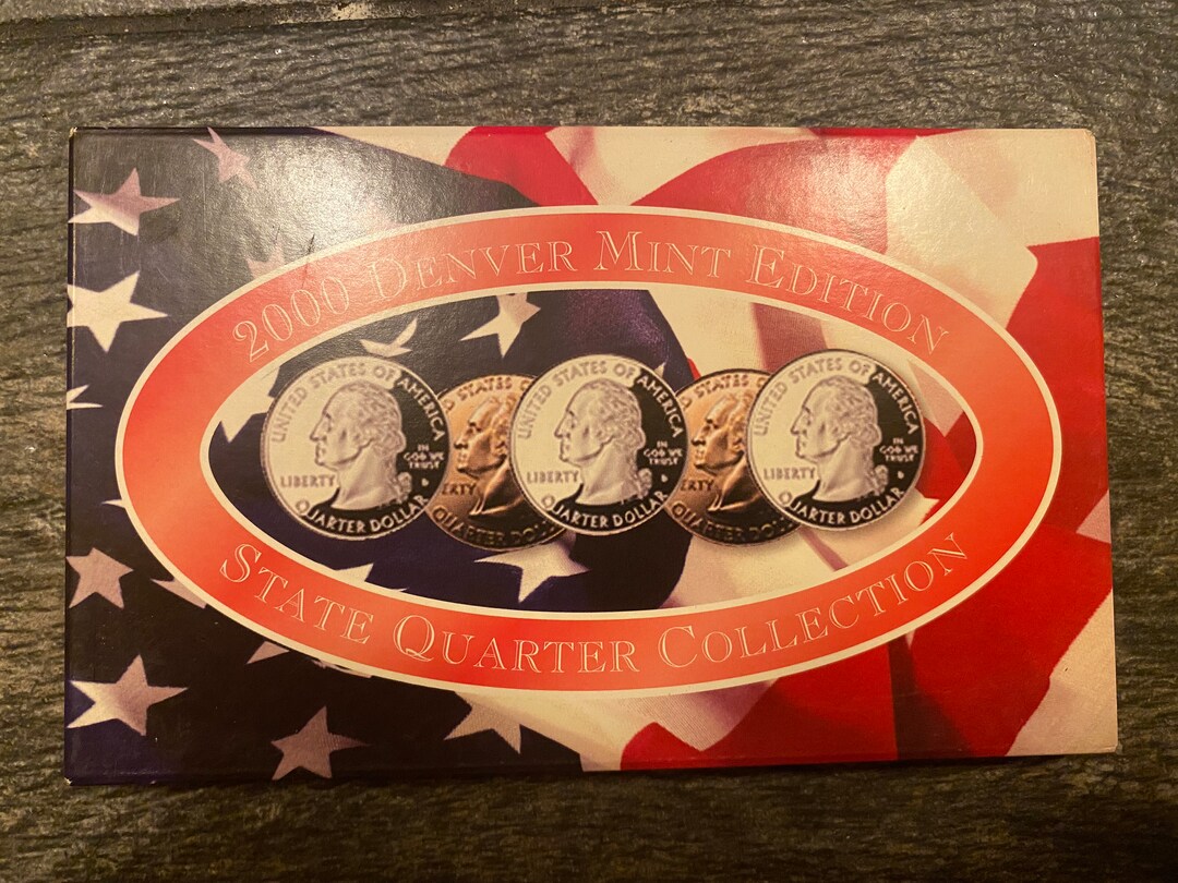 2000 Denver Mint Edition State Quarter Collection Set Mint Sets - Mint ...