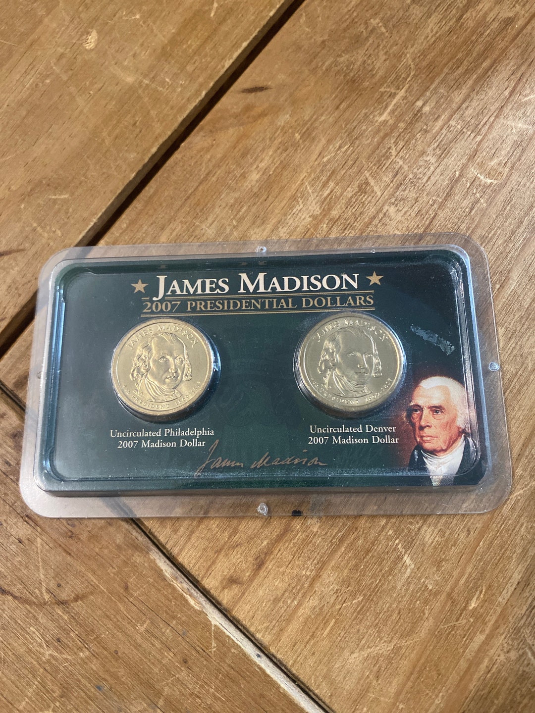 2007 2 Dollar Presidential Coins in Uncirculated Condition - James ...