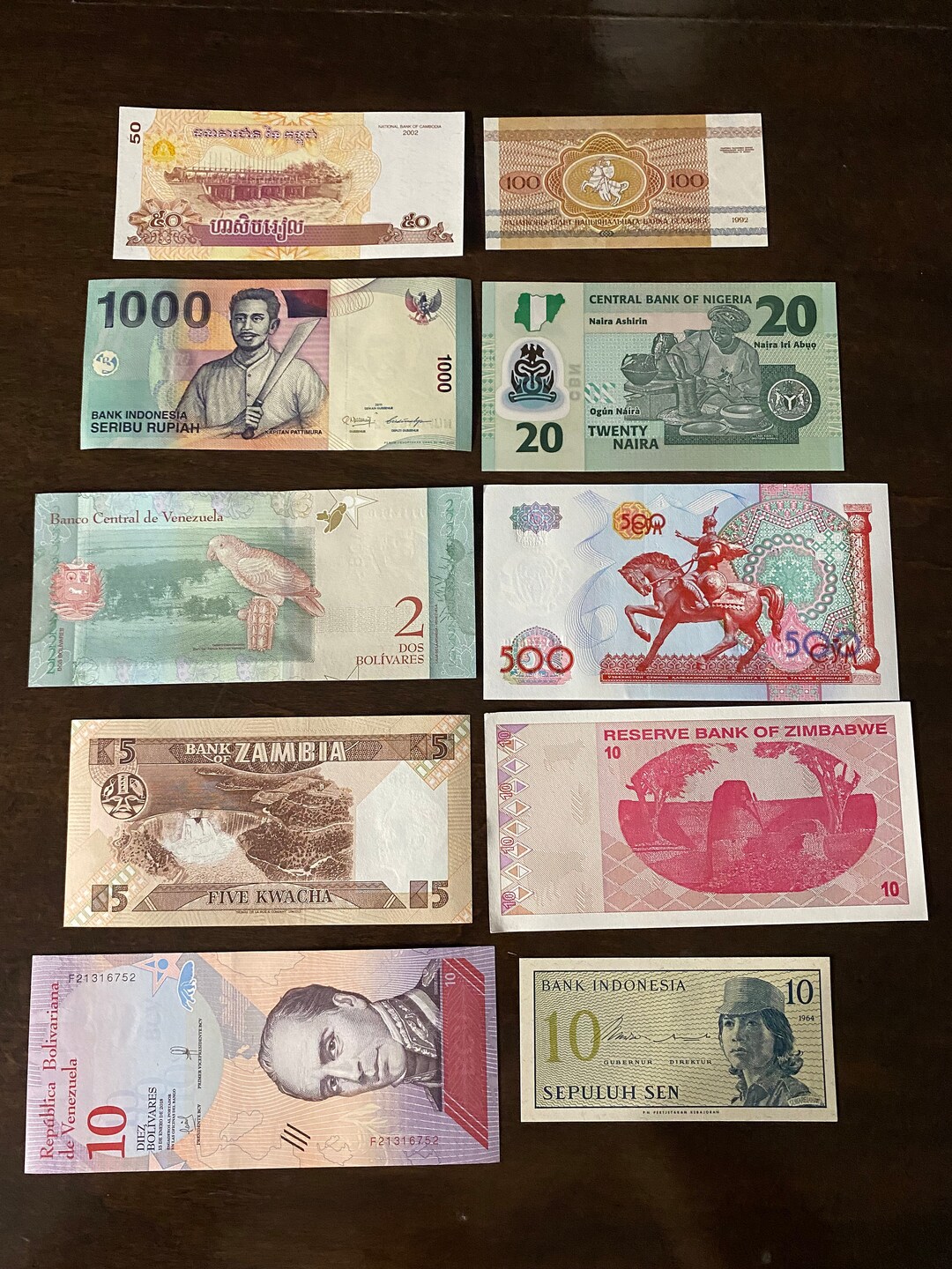 World Notes - 10 Notes From Around the World - Notes Are in Great ...