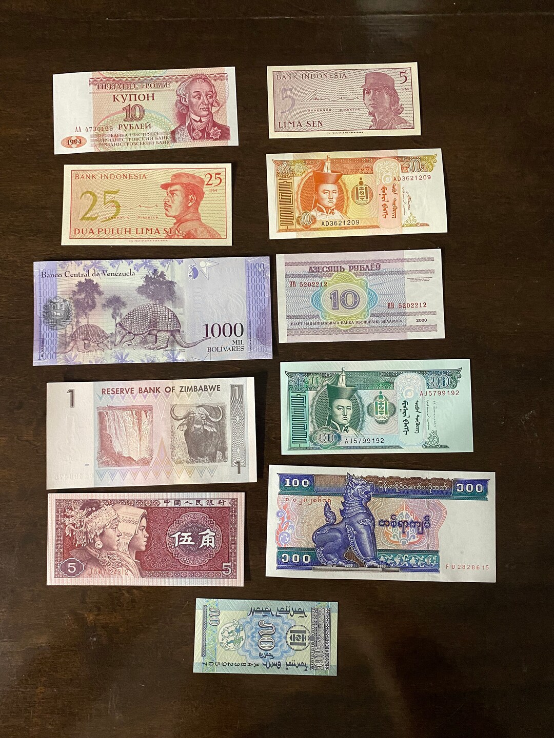 World Notes - 10 Notes From Around the World - Notes Are in Great ...